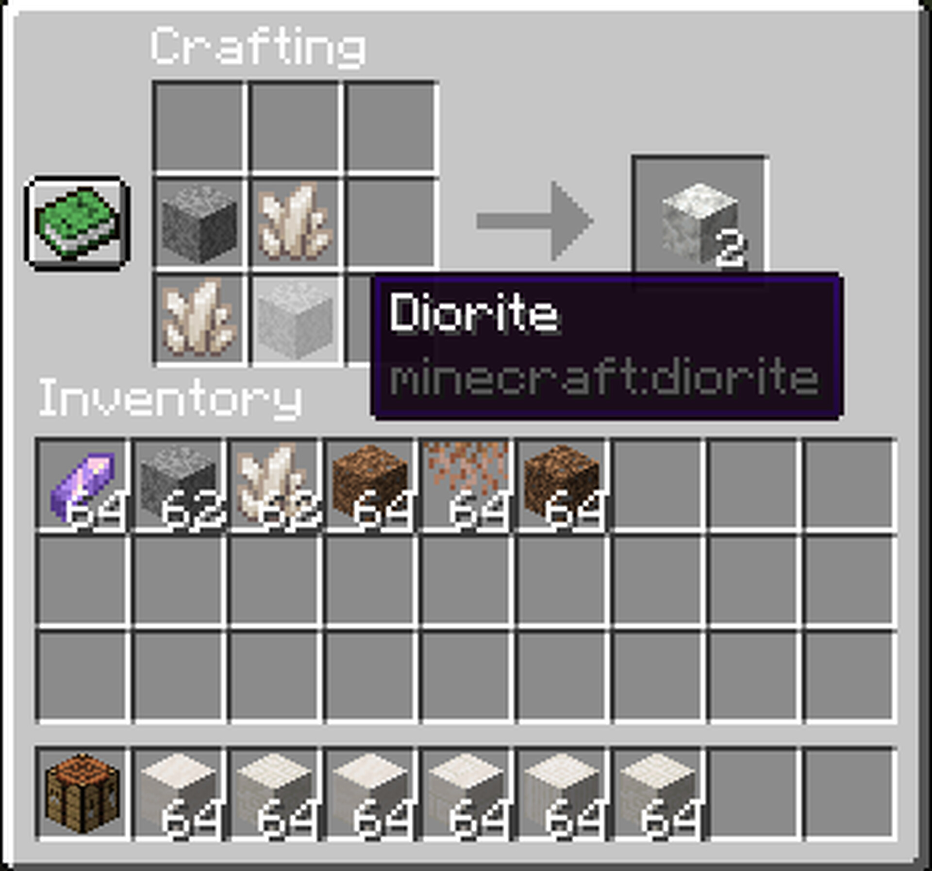 1.18 Crafting Tweaks Minecraft Data Pack