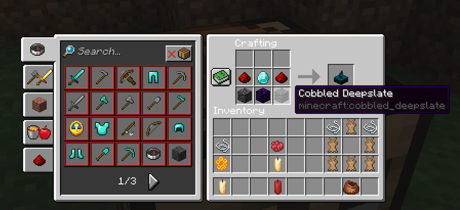1.18 Crafting Tweaks Minecraft Data Pack