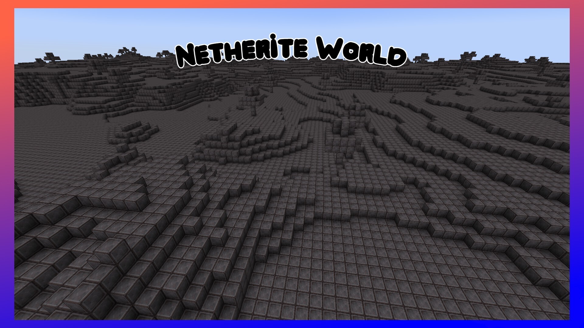 Netherite world Minecraft Data Pack