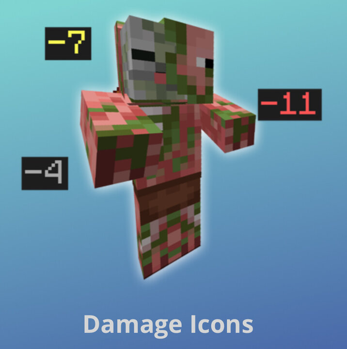Damage Icons Minecraft Data Pack