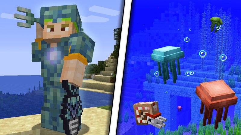 Aquatic update 2.0 | PrismaCraft Minecraft Data Pack