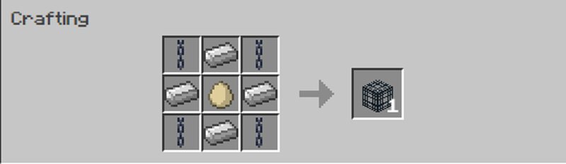 Craftable Mob Spawner Minecraft Data Pack