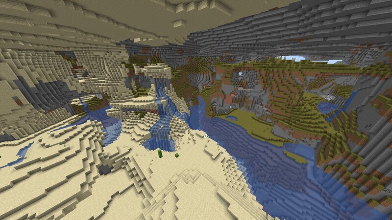 switch nether and overworld terrain Minecraft Data Pack