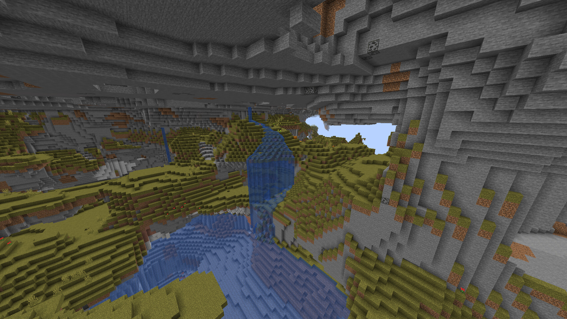 switch nether and overworld terrain Minecraft Data Pack