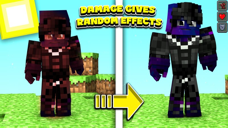 Damage Give Random Effects Minecraft Data Pack