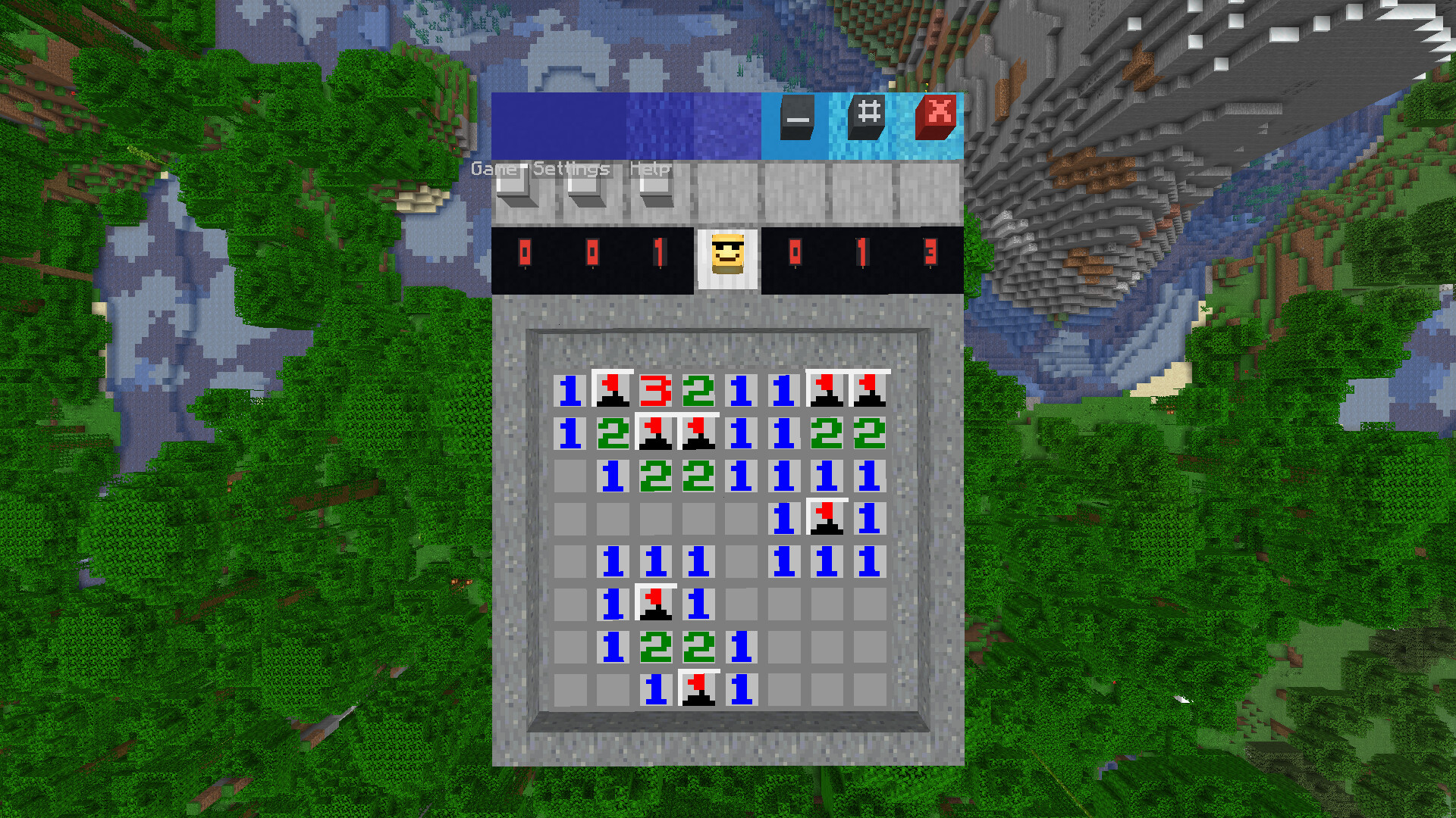 Minesweeper in Minecraft Minecraft Data Pack