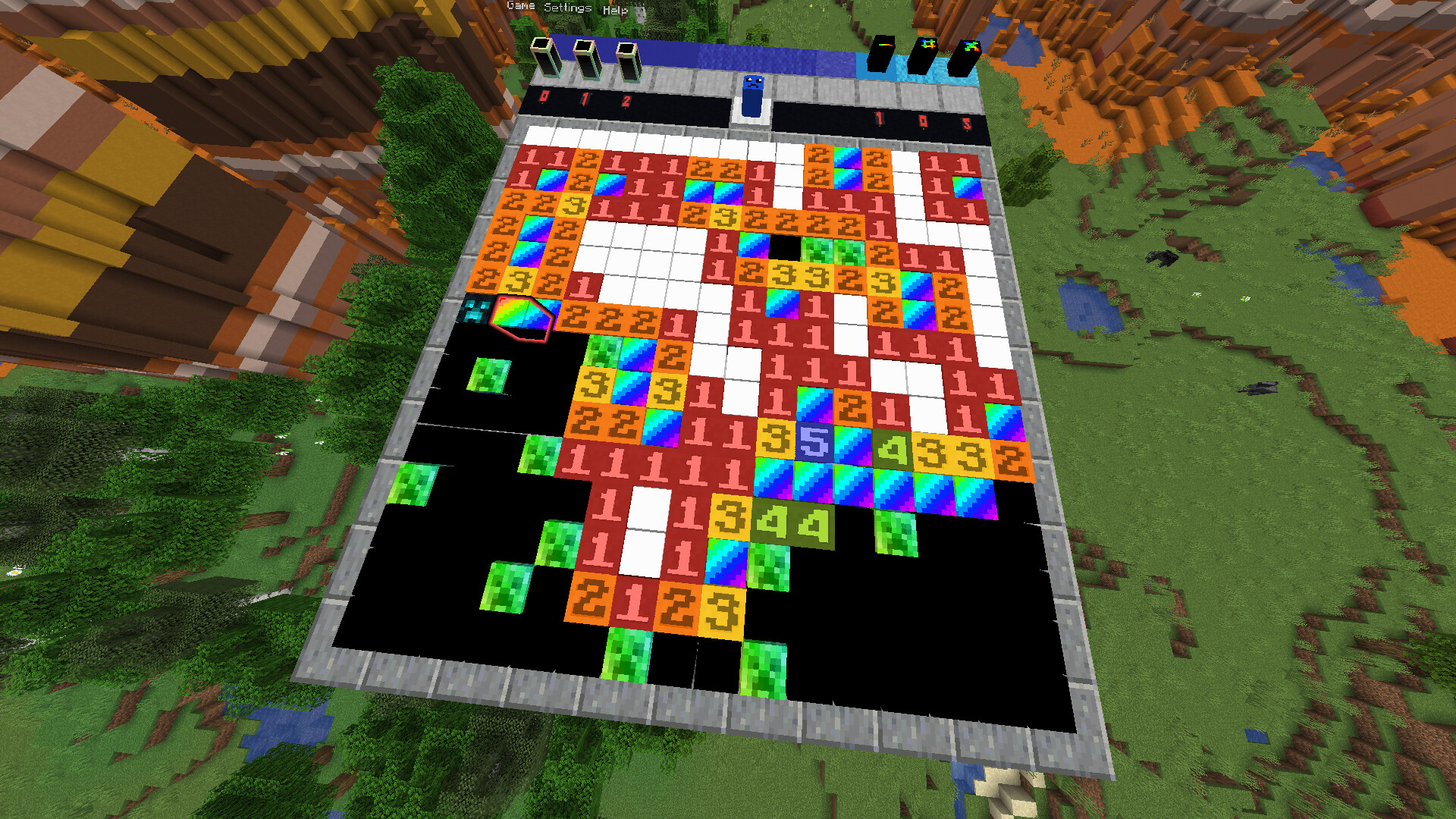 Minesweeper in Minecraft Minecraft Data Pack