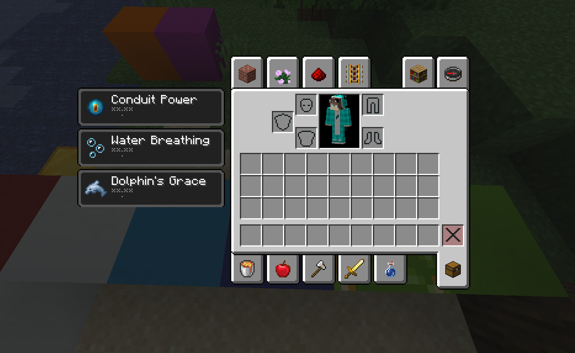 ConcreteBlocks Actions (1.16x) Minecraft Data Pack