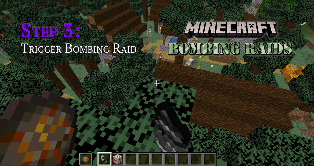 Minecraft: Bombing Raids Minecraft Data Pack