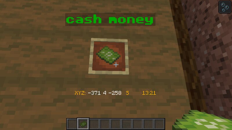 Cash Money! Minecraft Data Pack