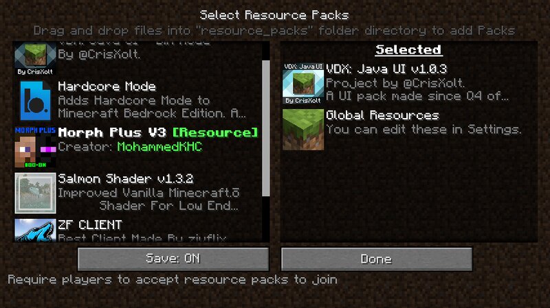 Java edition f3 for bedrock users an mcpe Minecraft Data Pack