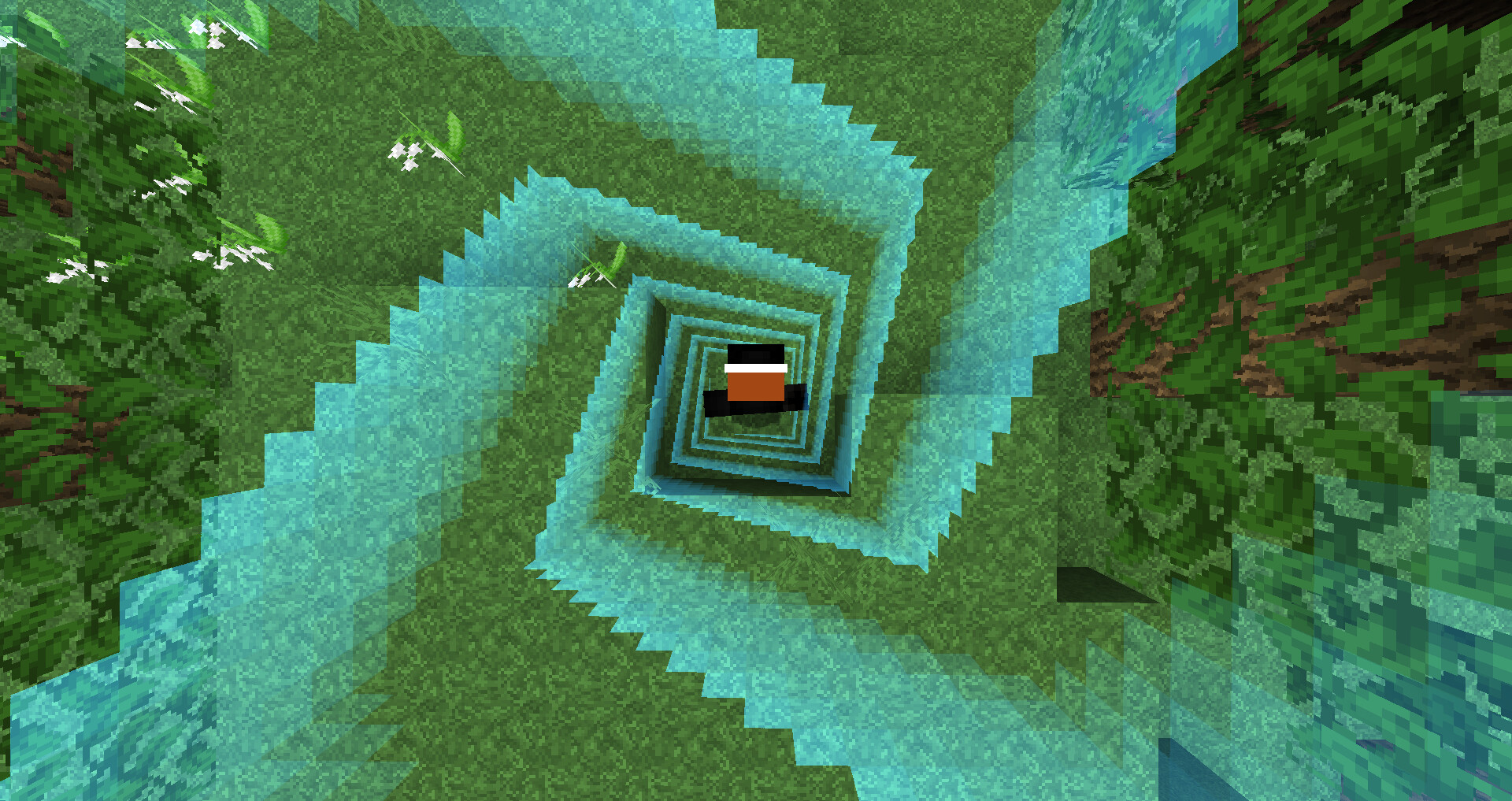 Minecraft but you gain exp your world gets bigger Minecraft Data Pack