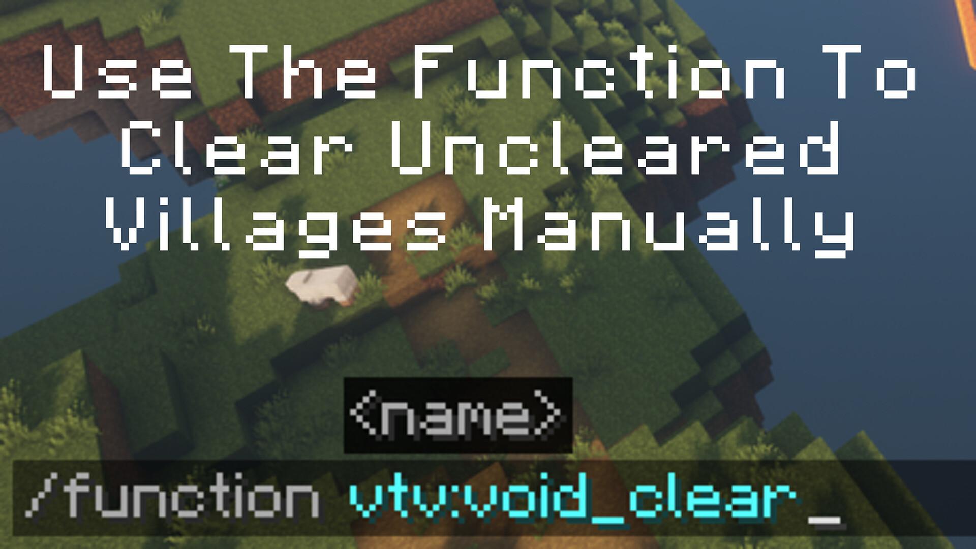 VILLAGE AUTOVOID - Void The Villages (Version 1.2) Minecraft Data Pack