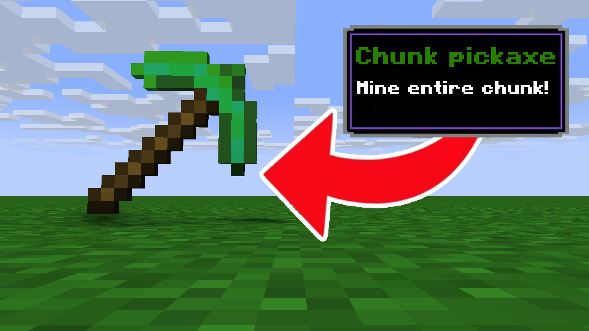 Minecraft But there are Custom Pickaxes Minecraft Data Pack
