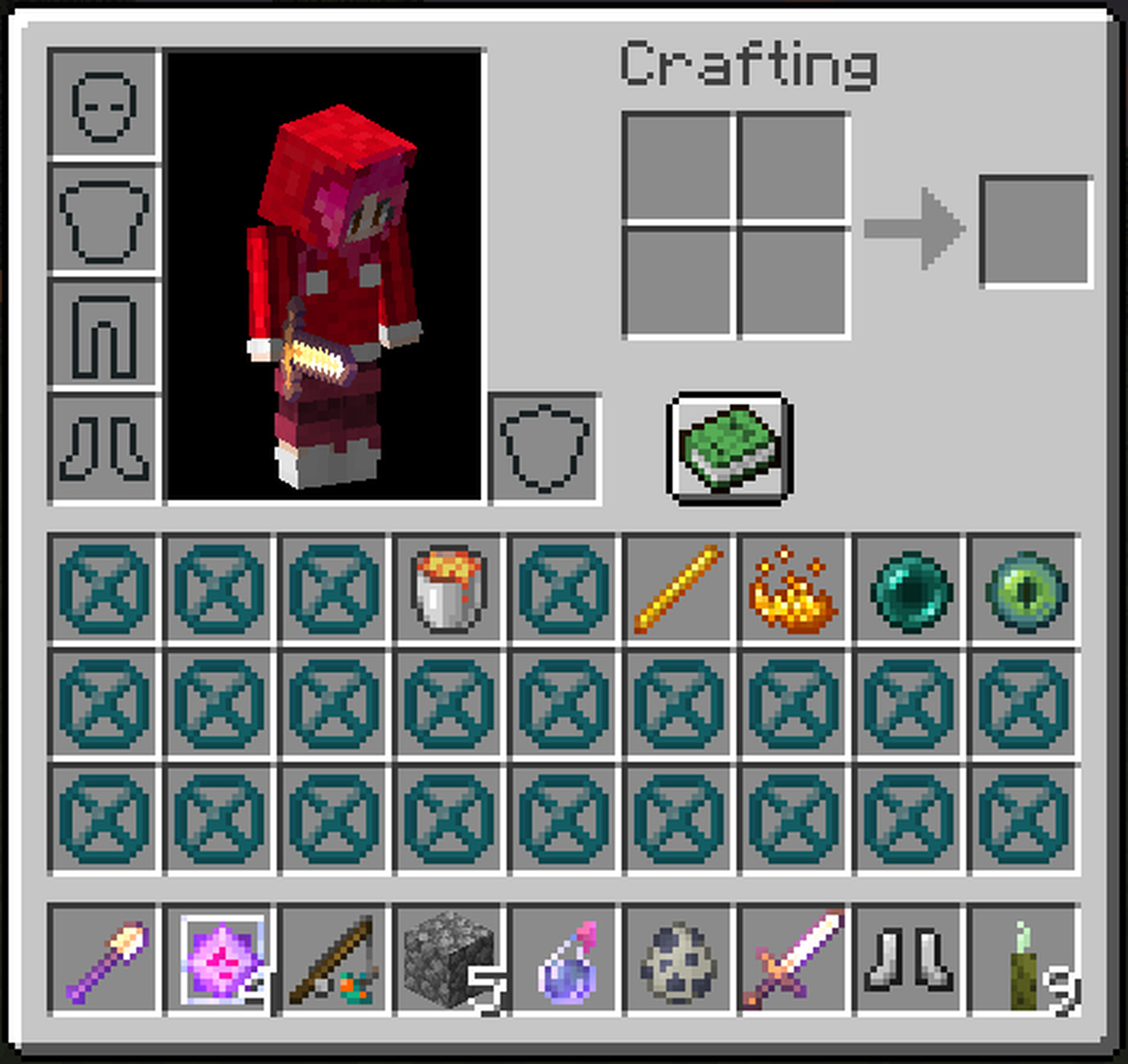 Hotbar Randomizer (Hotbar only, random items challenge) Minecraft Data Pack