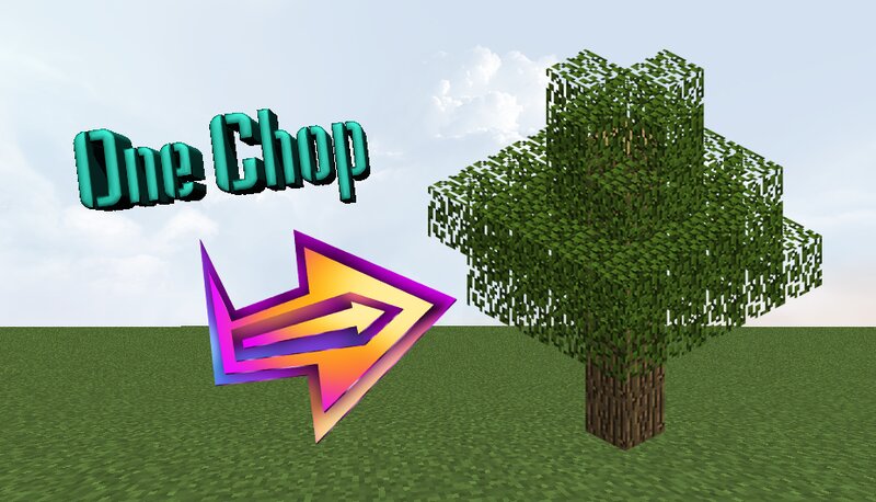 One Swing Tree Chopper By Shadowbrine15 Minecraft Data Pack