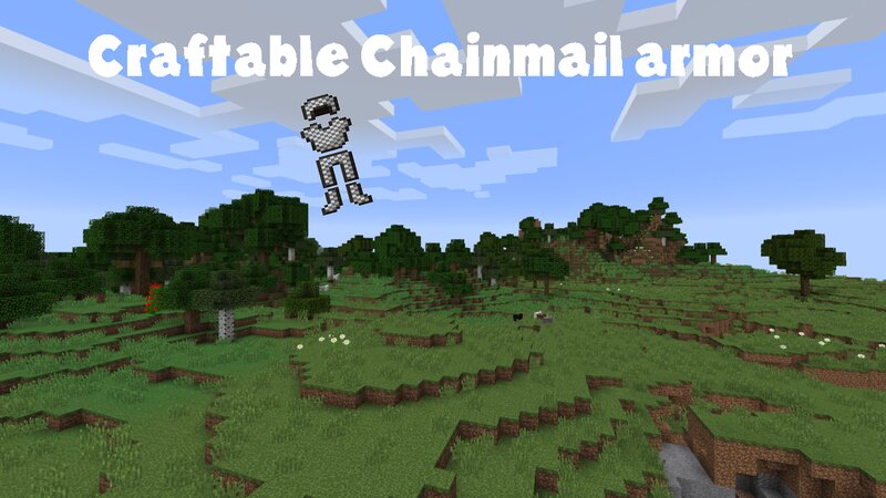 Craftable Chainmail armor Minecraft Data Pack