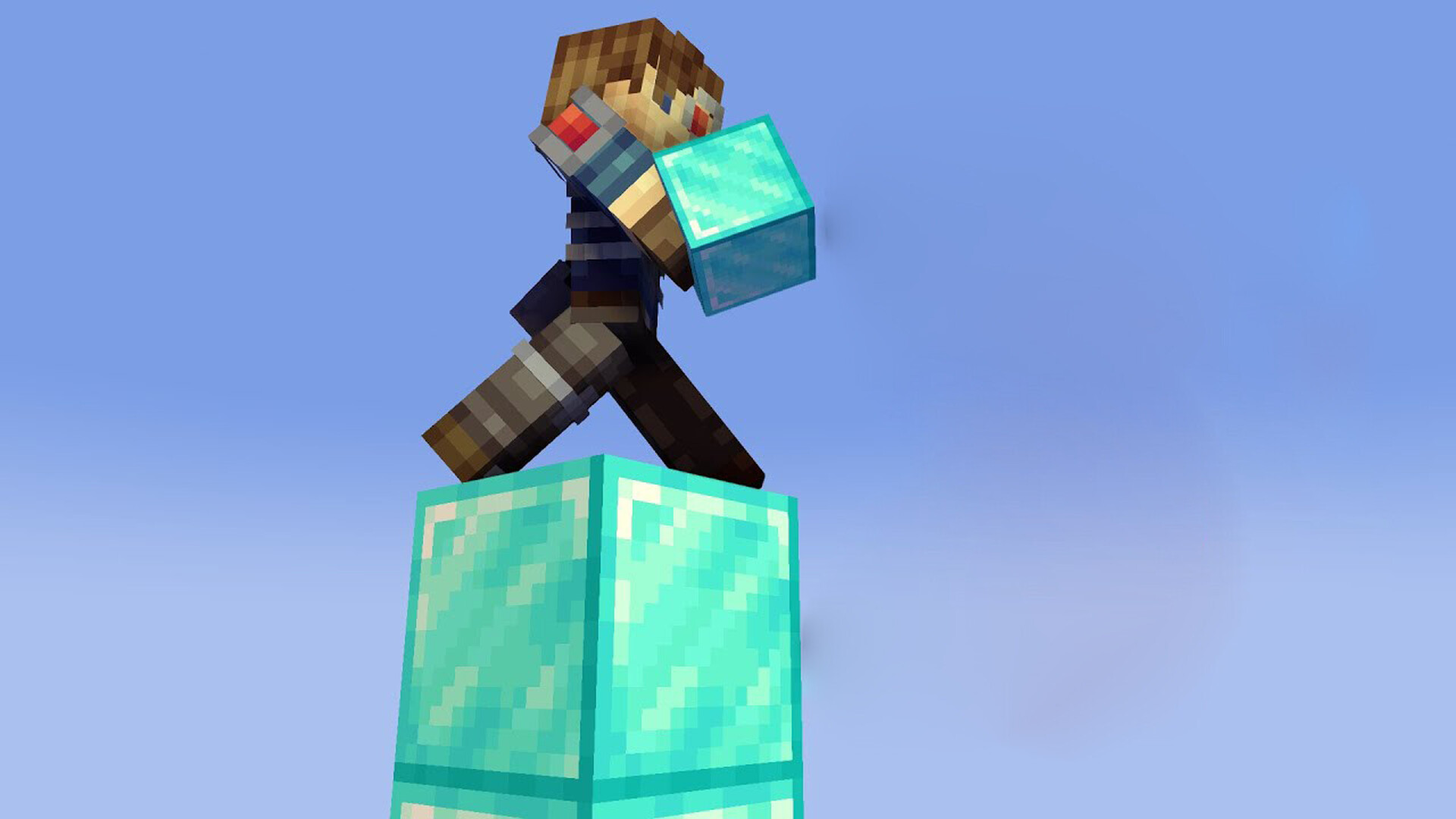 Minecraft, But Every Block You Walk On Change Into Diamond Blocks ...