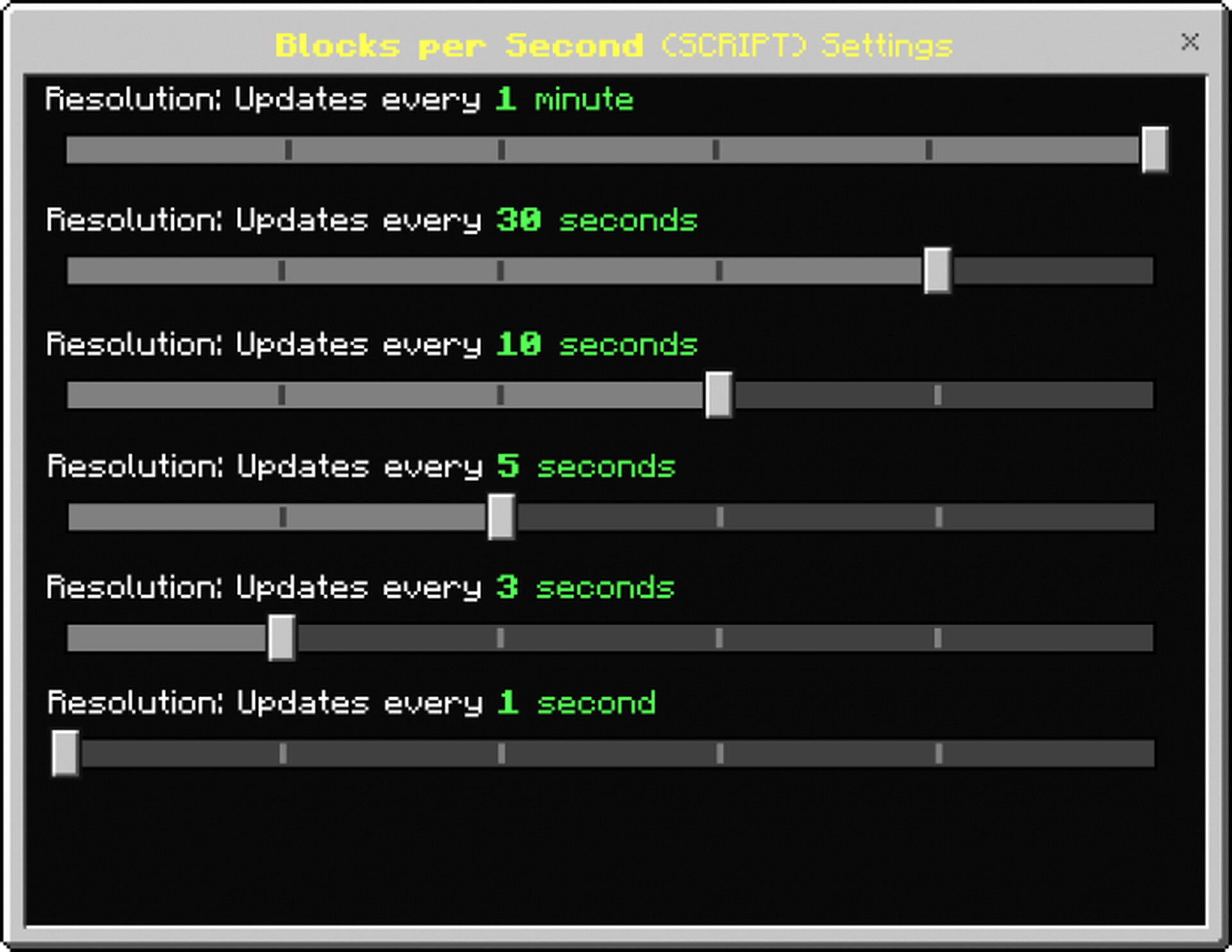 MCBE Blocks Per Second Calculator Script Windows 10 Only Minecraft Data Pack mcbe-blocks-per-second-calculator-script-windows-10-only-minecraft-data-pack