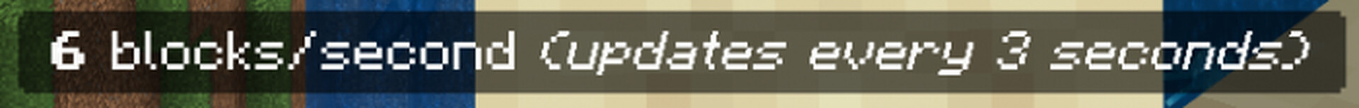 [MCBE] Blocks Per Second Calculator (Script/Windows 10 Only) Minecraft Data Pack