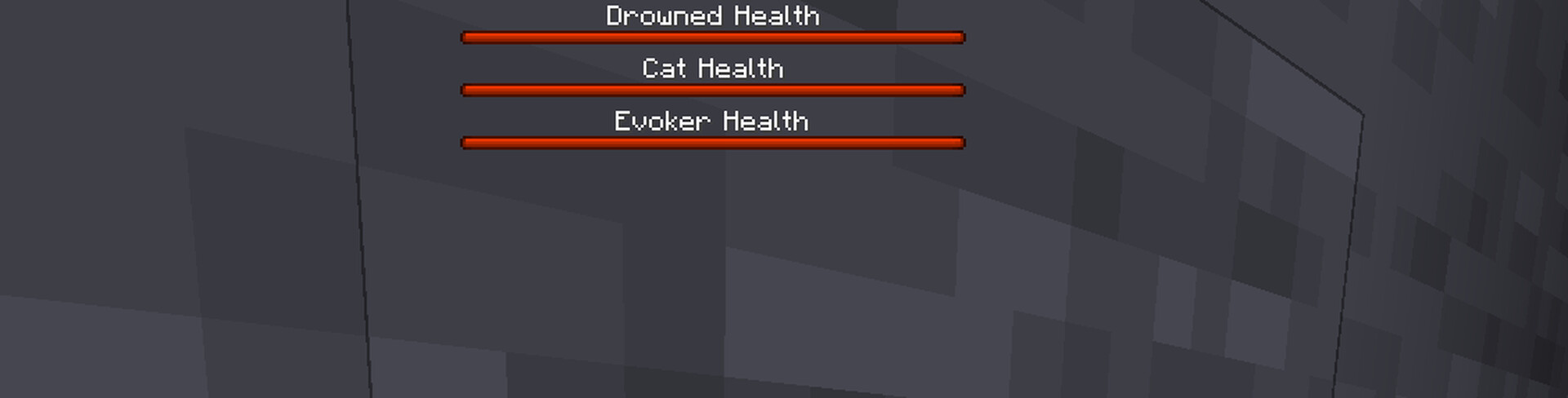 Health Indicator (Now with mobs) Minecraft Data Pack
