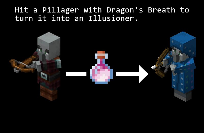 Illusioner Transformation Minecraft Data Pack