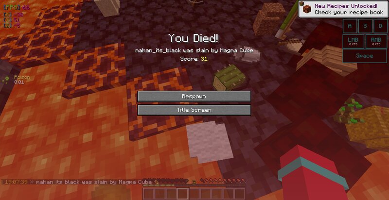 Minecraft but you always have poison :) Minecraft Data Pack