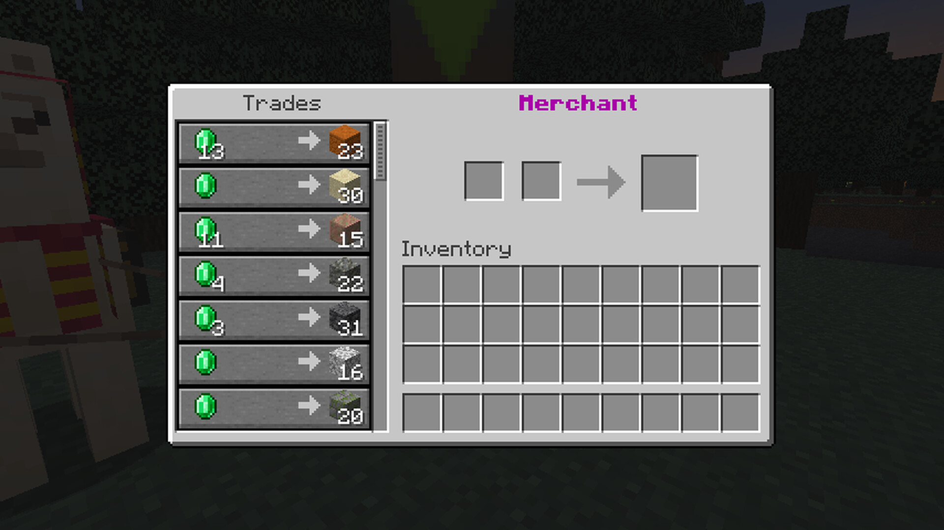 Merchant: Better Wandering Trader with 295+ Trades! [1.17x] Minecraft ...