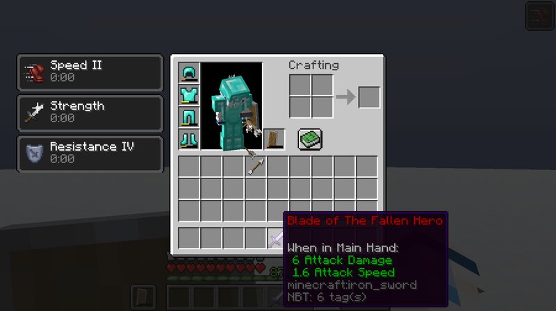 The Fallen Hero Boss Fight Datapack Minecraft Data Pack