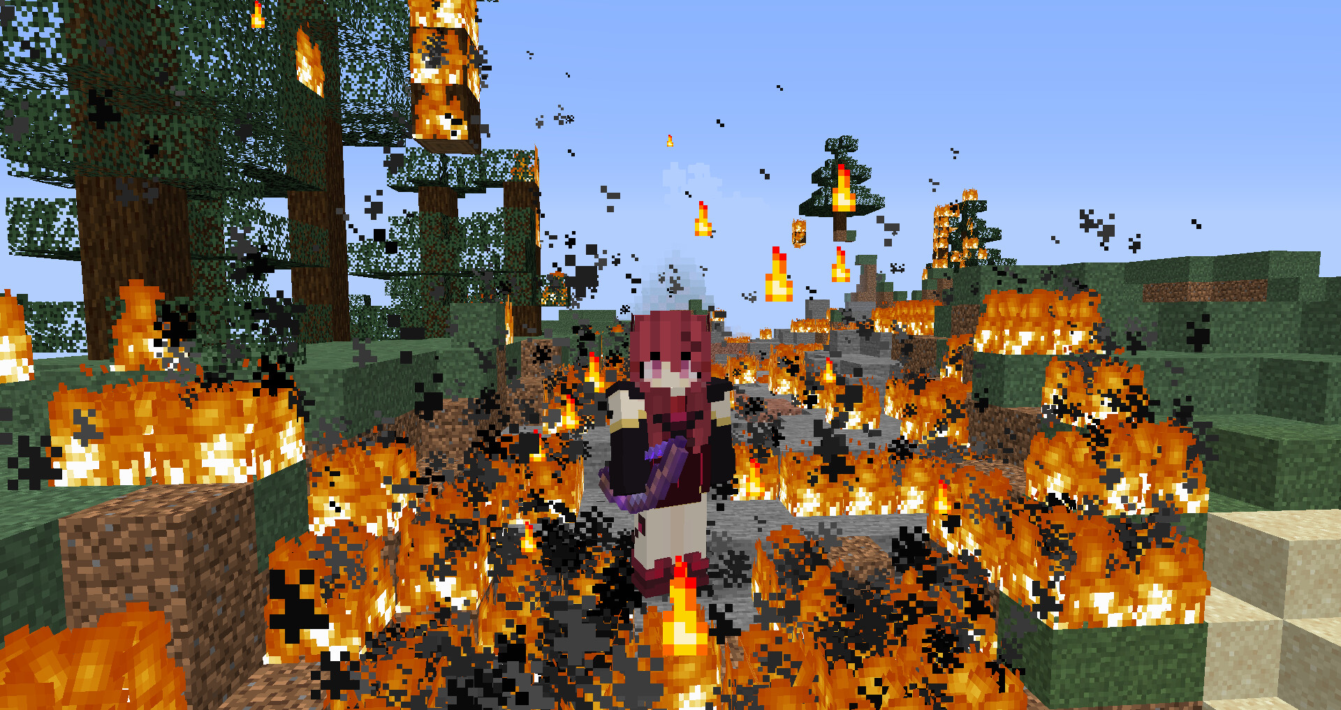 Inferno Bow Minecraft Data Pack