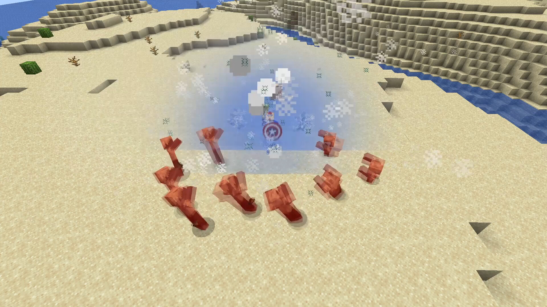 Mjolnir + Captain America's Shield Minecraft Data Pack