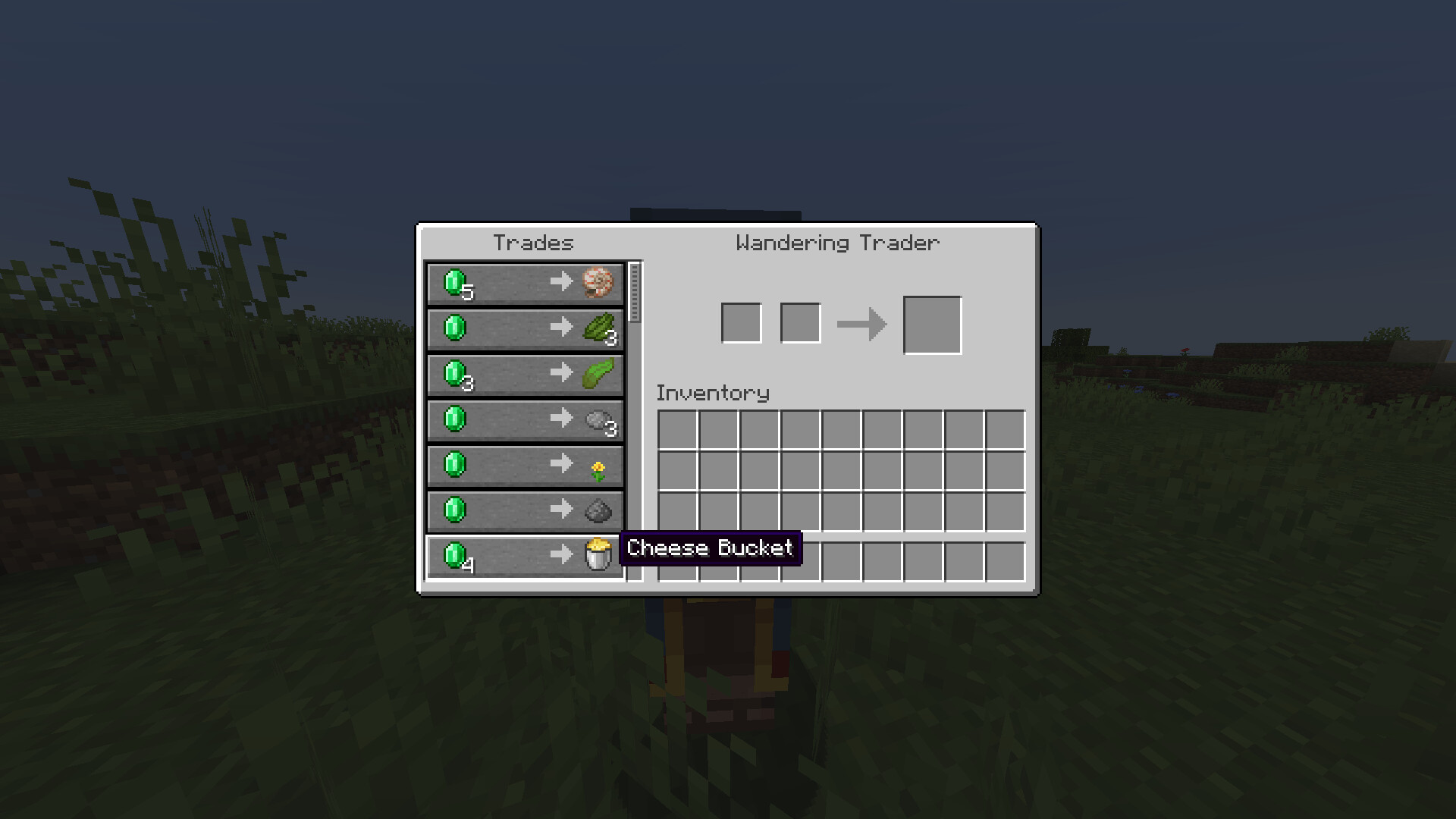 Cheese Bucket Minecraft Data Pack