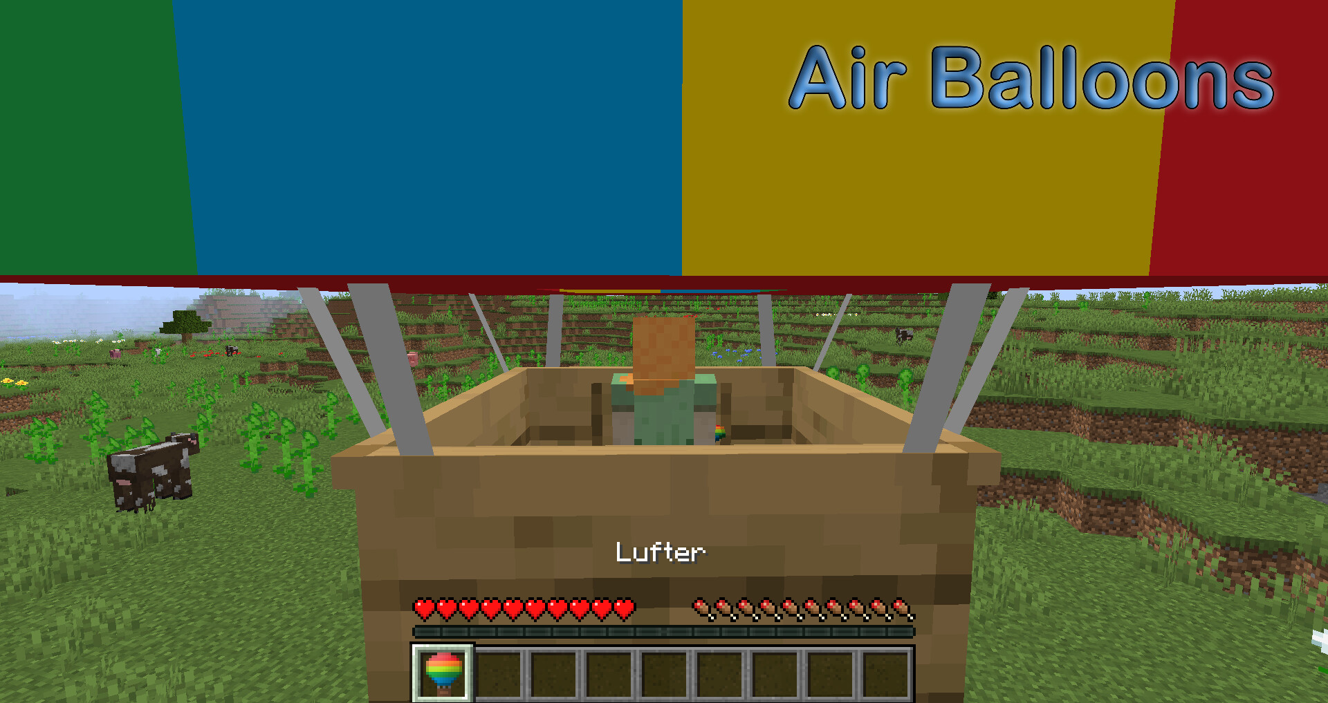 Air Balloons (Sky Vehicle) Minecraft Data Pack