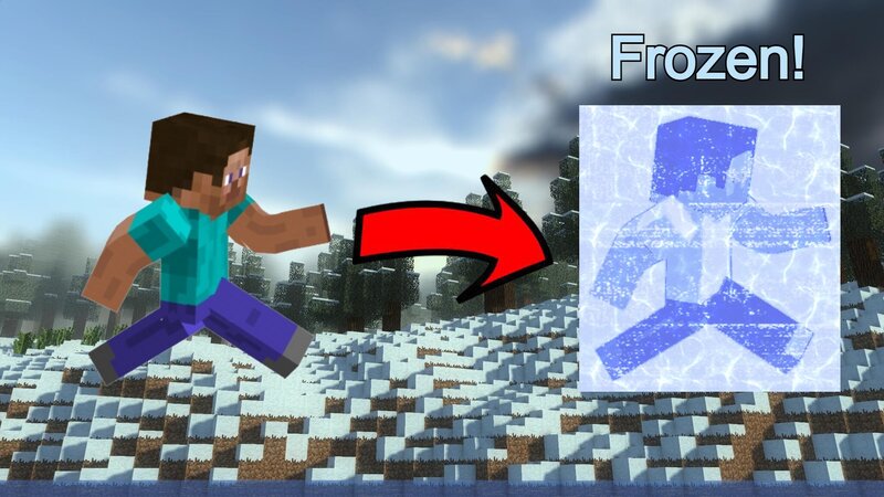 Minecraft, but mobs freeze every minute! Minecraft Data Pack