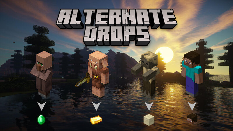 Alternate Mob Drops Minecraft Data Pack