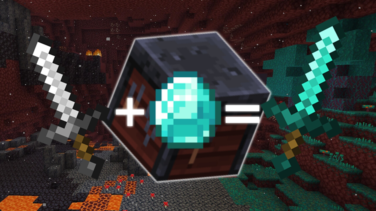 Upgrading Tools In Smithing Table - Data Pack Minecraft Data Pack