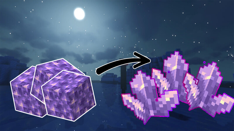 Amethyst Block But Drop Amethyst Cluster Datapack 1.17v Minecraft Data Pack