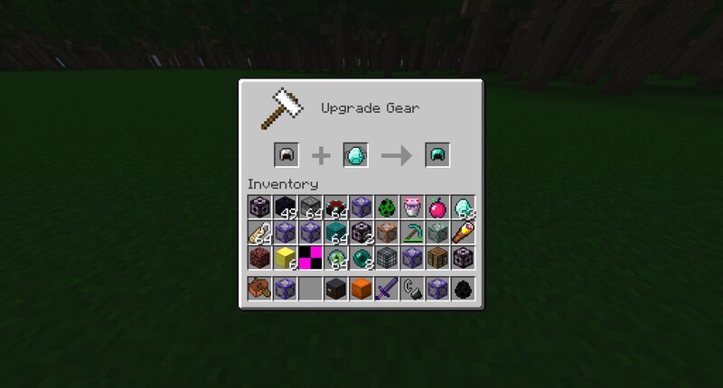 Tool & Armor Upgrading smithing table Minecraft Data Pack