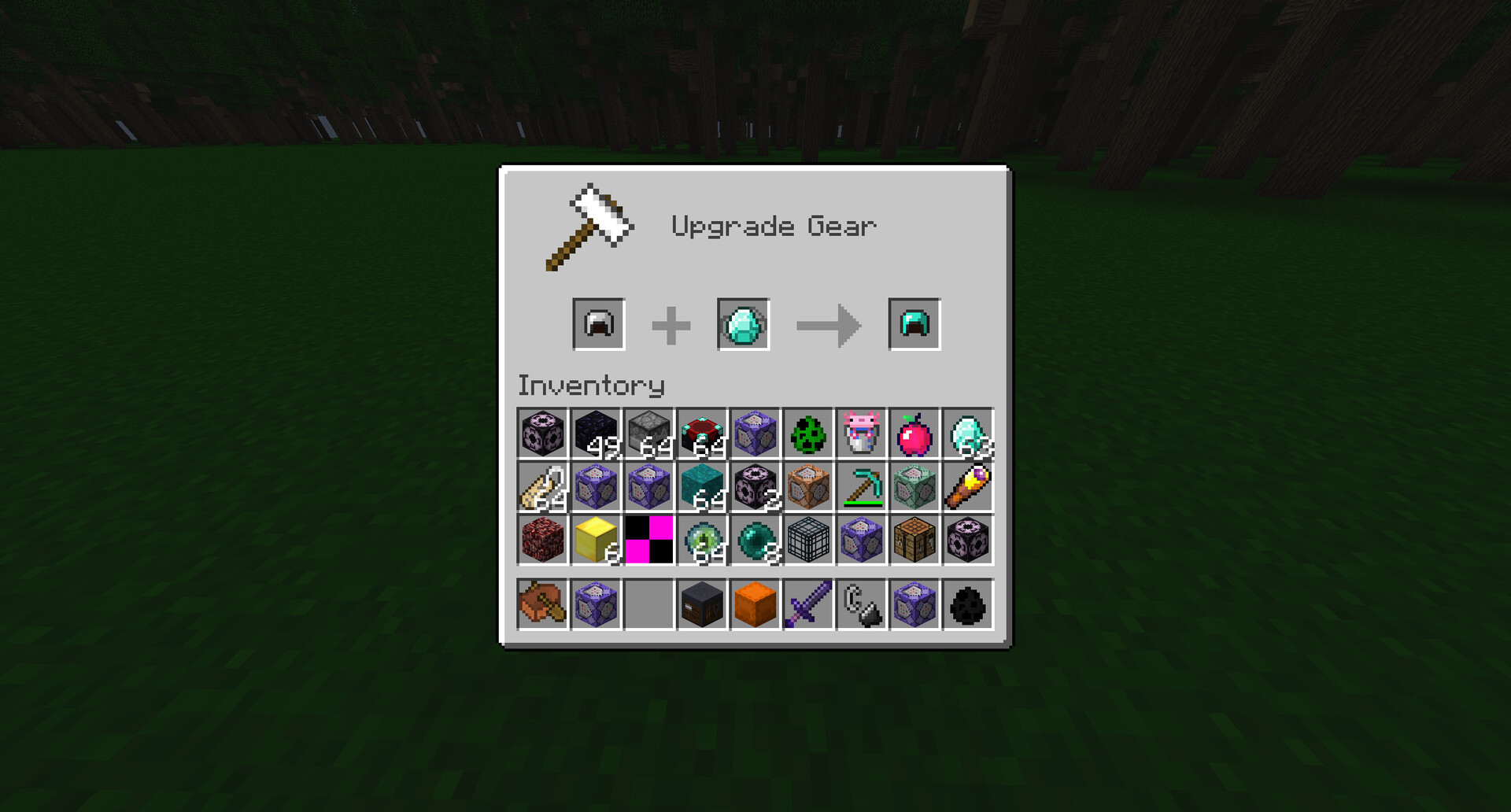 Tool & Armor Upgrading smithing table Minecraft Data Pack