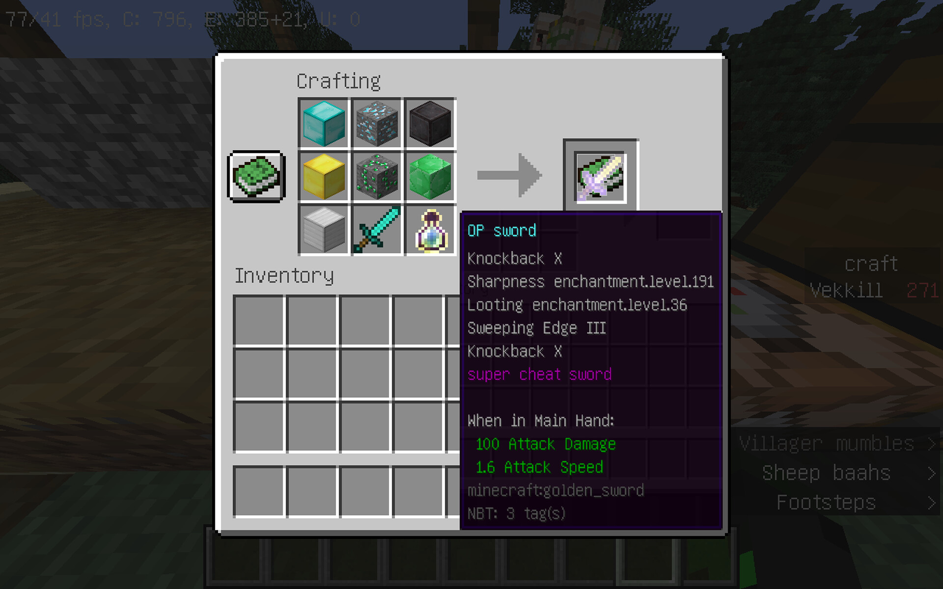 HardcoreCraft alpha 7 + OP Sword Minecraft Data Pack