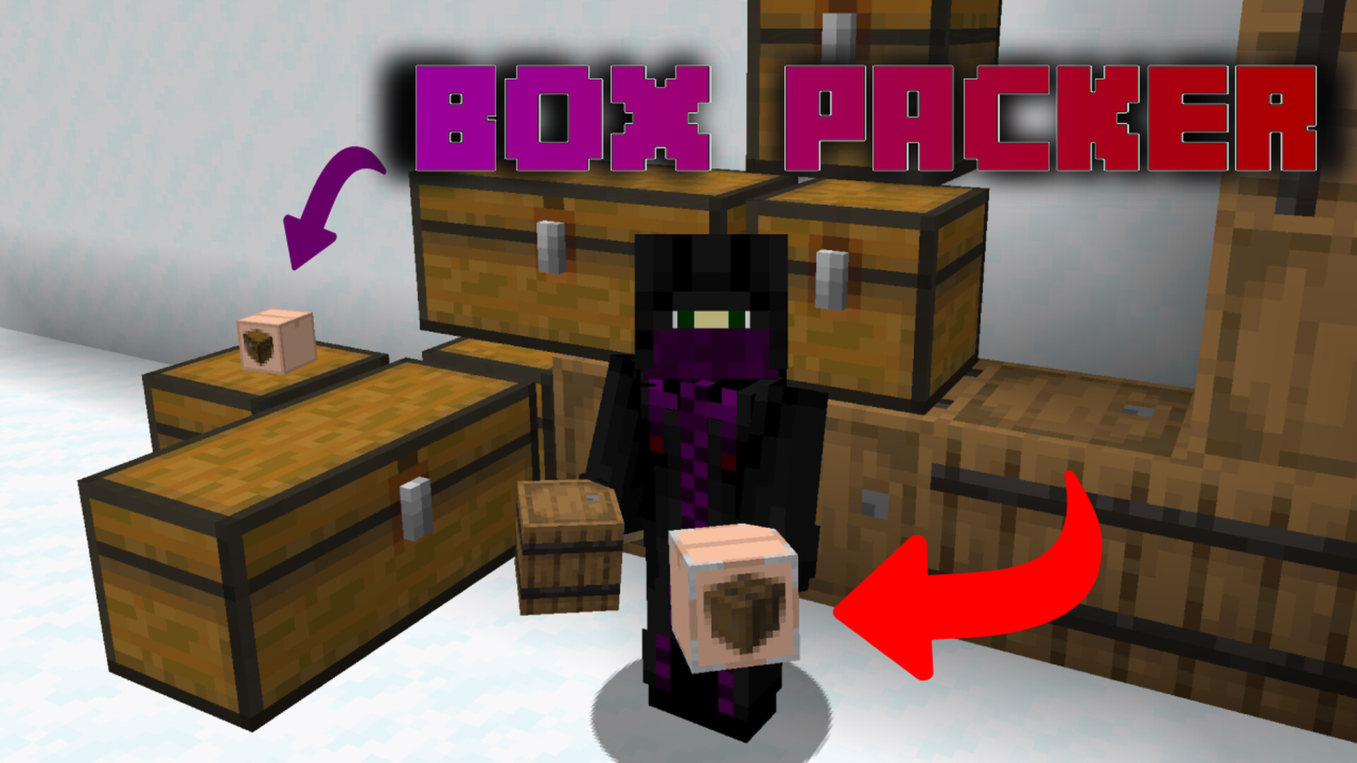 Box Packer / Chest transporter Minecraft Data Pack