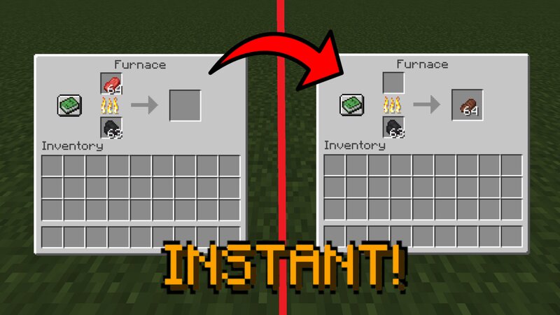 [Tweaked Vanilla] - Fast Smelting. Instantly Smelt Any Item! Minecraft ...