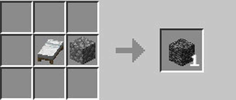 Craftable bedrock and barrier Minecraft Data Pack