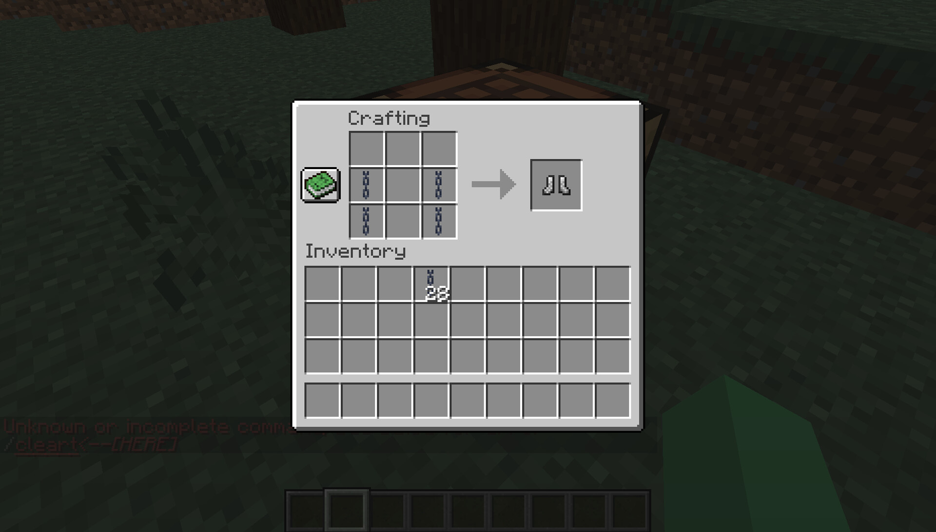 Chainmail armor recipes! Minecraft Data Pack