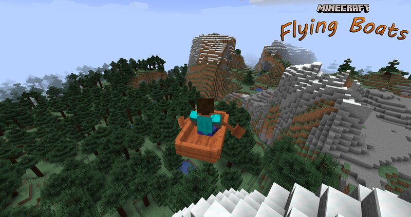 Flying Boats Minecraft Data Pack