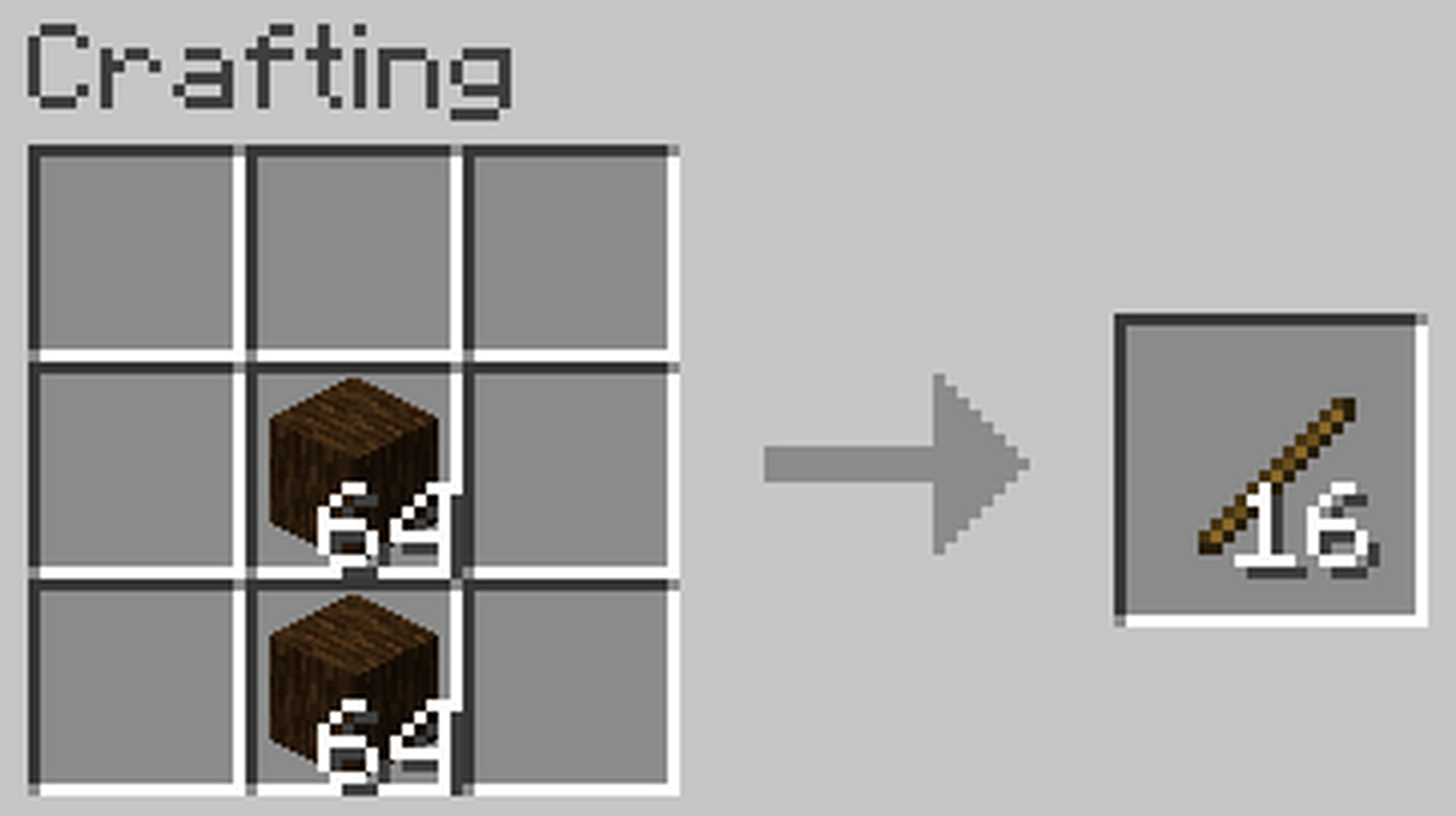 Faster Sticks Recipe Minecraft Data Pack