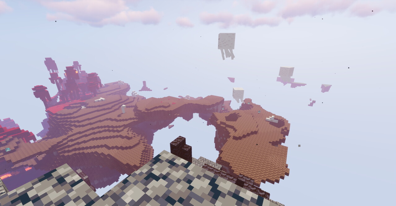Floating Nether Islands Minecraft Data Pack