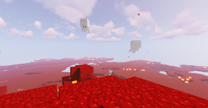 Floating Nether Islands Minecraft Data Pack