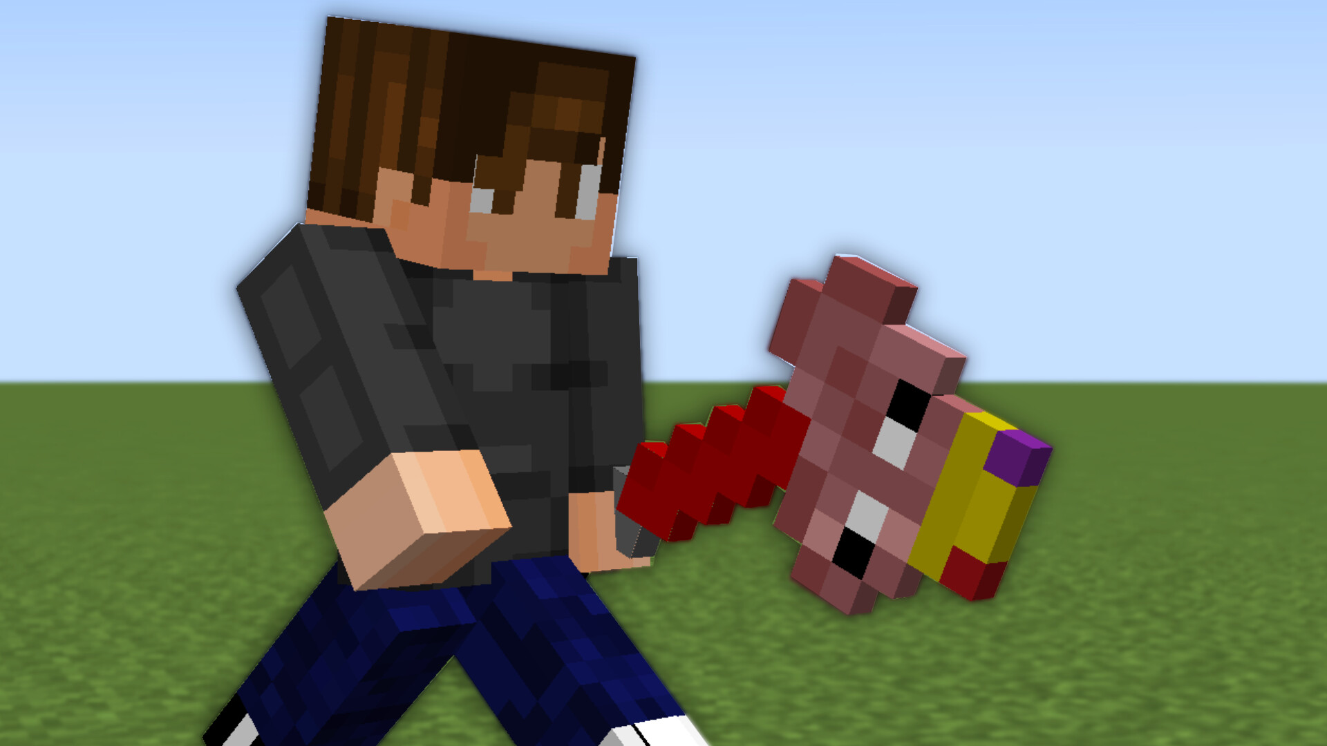 Technoblade Tools/Weapons in Minecraft by CentralChos Minecraft Data Pack