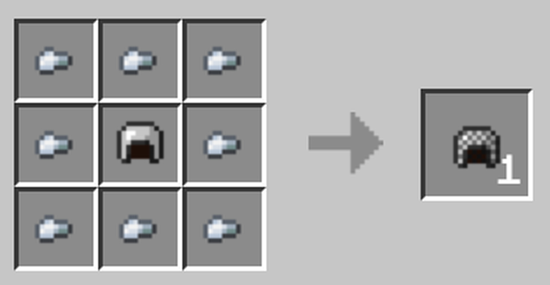 CHAINMAIL ARMOR RECIPE DATAPACK Minecraft Data Pack